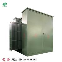 China 2MVA 2050KVA Solar Step Up Pad Mount Transformer 380V to 34.5KV FR3 Fluid for sale