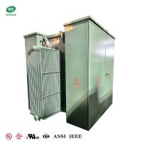 China 2MVA 2050KVA Solar Step Up Pad Mount Transformer 380V to 34.5KV FR3 Fluid for sale