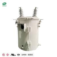 China UL Listed 50kVA Single Phase Pole Mounted Transformer 4160V to 240V 480V ANSI IEEE for sale