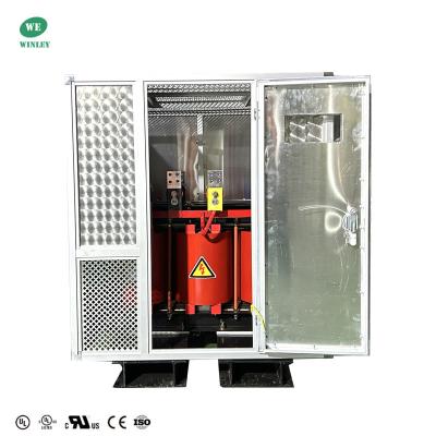 China 100 kVA SGB Cast Resin Dry Type Isolation Transformer 433V 3 Phase Copper Winding for sale