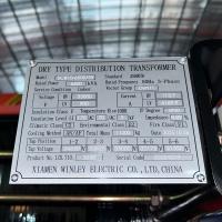 China 6500kva Cast Coil Epoxy Resin Transformer for sale