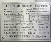 China 1250Kva  Cast Resin Dry Type Transformers  Isolation 480V IEEE ANSI Standard for sale