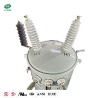 China 100 kVA Single Phase Pole Mounted Oil Filled Distribution Transformer 34.5kV to 120/240V Copper Windings for sale