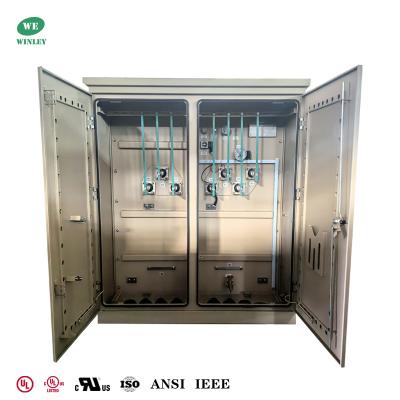China 1500kVA Three Phase Pad Mounted Transformer 480V to 240V Oil Filled IEEE ANSI Live Front for sale