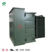 China 1000kVA 3 Phase Pad Mounted Transformer 34.5kV to 208V Radial Feed Ceramic Bushing Oil Immersed for sale