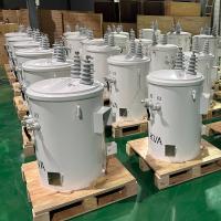 China 50kVA Pole Mounted Transformer 12.47kV to 277V Oil Filled Distribution UL Listed Single Phase for sale