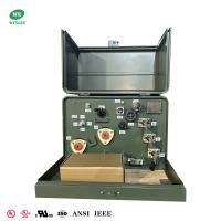 China Single Phase Pad Mounted Transformer 25kVA 12470V to 120/240V Oil Filled Distribution for sale