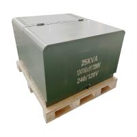 China Single Phase Pad Mounted Transformer 25kVA 12470V to 120/240V Oil Filled Distribution for sale