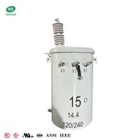 China 15kVA Pole Mounted Transformer 13.8kV to 120V Oil Immersed CSA C2.2-06 cUL Certified for sale