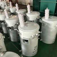 China 25kVA Pole Mounted Transformer Oil Immersed 13.85kV CSA C2.2-06 cUL Certified for sale