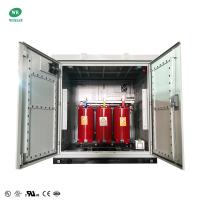 China 225kVA Cast Coil Transformer 12.47kV to 480V NEMA 3R DOE 2016 IEEE ANSI Epoxy Resin for sale
