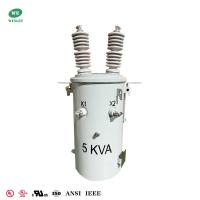 China 5kVA 24.94kV to 120V Single Phase Oil Immersed Pole Transformer UL cUL ANSI IEEE CSA DOE 2016 for sale