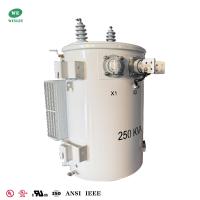 China 250kVA Single Phase Pole Mounted Oil Immersed Distribution Transformer 13200V to 120/240V for sale
