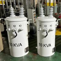 China 10kVA Pole Mounted Transformer 4160V to 120V Oil Immersed Single Phase ANSI IEEE CSA for sale