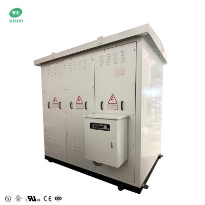 China 1500kVA VPI Dry Type Transformer 4160V to 480V Class R 220°C Insulation for sale