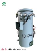 China 10kVA Single Phase Pole Mounted Transformer 4160V to 120/240V Oil Immersed ANSI IEEE Certified for sale