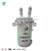 China 5kVA Single Phase Pole Mounted Transformer 24940Y 14400V to 120V 240V Oil Immersed cUL CSA for sale