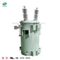 China 5kVA Single Phase Pole Mounted Transformer 24940Y 14400V to 120V 240V Oil Immersed cUL CSA for sale