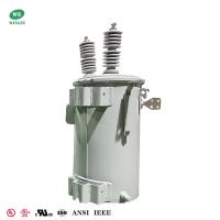 China 5kVA Single Phase Pole Mounted Transformer 24940Y 14400V to 120V 240V Oil Immersed cUL CSA for sale