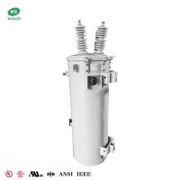 China 3 Phase Pole Mounted Transformer 75kVA 13800V to 480V 277V Oil Filled Distribution ANSI for sale