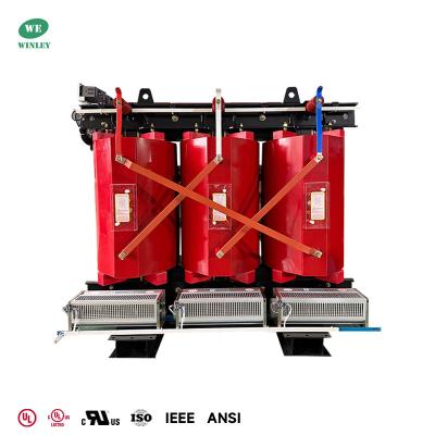 China 3200 KVA Cast Resin Dry Type Transformer 800V to 11000V Three Phase Aluminum Winding IEC GB for sale
