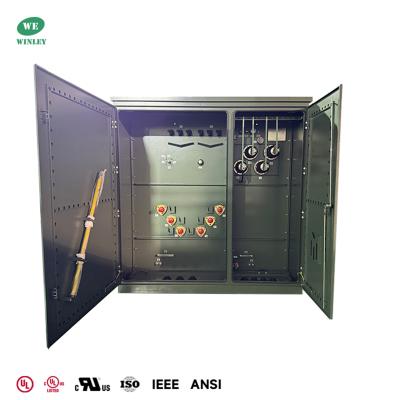 China 5 MVA 3 Phase Pad Mounted Transformer 13800V to 4160Y/2400V ANSI IEEE for sale