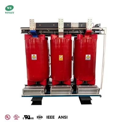 China 6500 kVA Cast Resin Dry Type Transformer 33 kV to 0.9 kV Three Phase AS60076 for sale