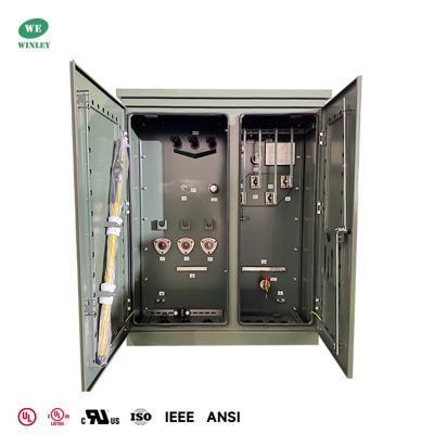 China 300kVA Three Phase Pad Mounted Transformer 12470V Delta to 480Y/277V ANSI IEEE UL for sale