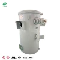 China 25kVA Single Phase Pole Mounted Transformer 6900V to 120V ANSI IEEE Oil Filled for sale
