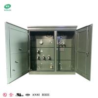 China 2550kVA Three Phase Pad Mounted Transformer Radial Feed 12.87kV to 480V ANSI C57 UL Listed for sale