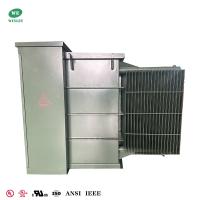 China 2550kVA Three Phase Pad Mounted Transformer Radial Feed 12.87kV to 480V ANSI C57 UL Listed for sale