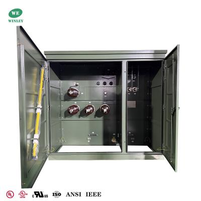 China 3 Phase Pad Mounted Transformer 2550kVA 34.5kV to 480V Oil Immersed UL Listed for sale