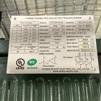 China 3 Phase Pad Mounted Transformer 2550kVA 34.5kV to 480V Oil Immersed UL Listed for sale