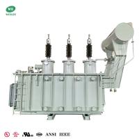 China 6300kVA Oil Immersed Substation Power Transformer 66kV to 11kV Three Phase Copper Winding for sale