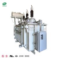 China 6300kVA Oil Immersed Substation Power Transformer 66kV to 11kV Three Phase Copper Winding for sale