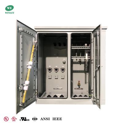 China 3 Phase Pad Mounted Transformer 300kVA 13200V to 480V 304 Stainless Steel with OCP for sale