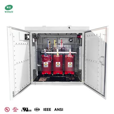China 225kVA Three Phase Cast Resin Dry Type Transformer 12470V to 480Y/277V ANSI/IEEE DOE 2016 Standards for sale