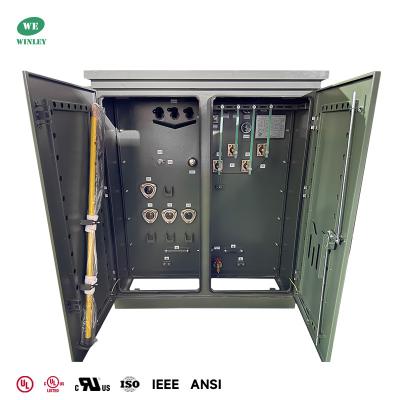 China 600kVA Three Phase Pad Mounted Transformer 24940V to 480Y/277V Dead Front Step Down Transformer DOE 2016 Efficiency for sale