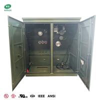 China 1MVA 34.5kV Pad-Mounted Zig-Zag Grounding Transformer NEMA 4X 316 Stainless Steel Enclosure CSA Standards for sale