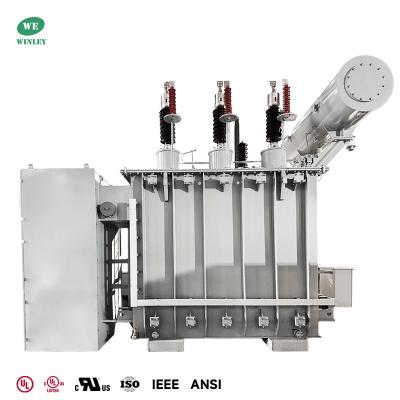 China 40MVA Utility Substation Conservator Transformer 44kV to 34.5kV Oil Immersed ONAN CSA Standards for sale