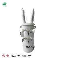 China Dual 120/240V Output 5kVA Single Phase Pole Mounted Transformer for Rural Utility Distribution for sale