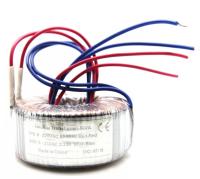 China 80VA Toroidal Isolation Transformer 240VAC to 120VAC with Copper Windings and 60℃ Temperature Rating for sale