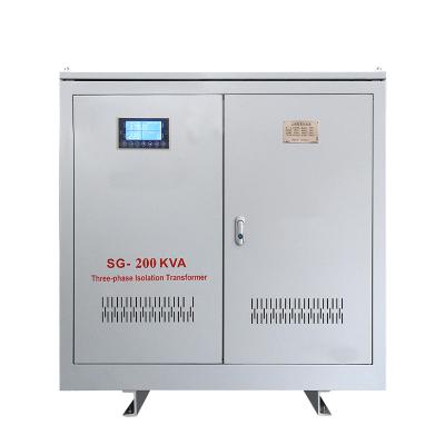 China 200KVA Three Phase Dry Type Transformer 690V to 400V with 80-99% Efficiency and IP43 Protection for sale