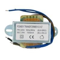China 24VA EI Power Single Phase Transformer 230V to 24V 1A Copper Winding for Industrial Applications for sale