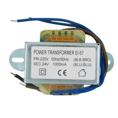China 24VA EI Power Single Phase Transformer 230V to 24V 1A Copper Winding for Industrial Applications for sale