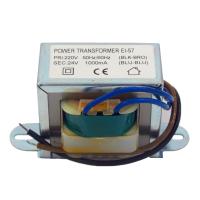 China 24VA EI Power Single Phase Transformer 230V to 24V 1A Copper Winding for Industrial Applications for sale