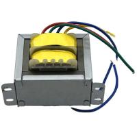 China 5VA Small Adaptor EI Power Transformer 110V 22-24V Single Phase Class B Insulation for sale
