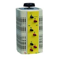 China 10KVA Laboratory Three Phase Voltage Regulator Single 220V AC 0-250V Output 40A Capacity for sale