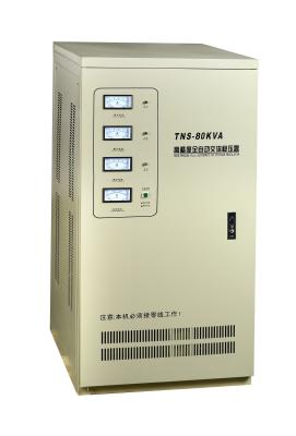 China 30KVA Servo Motor AC Automatic Voltage Regulator 130V-250V Input 220V Output Three Phase for sale