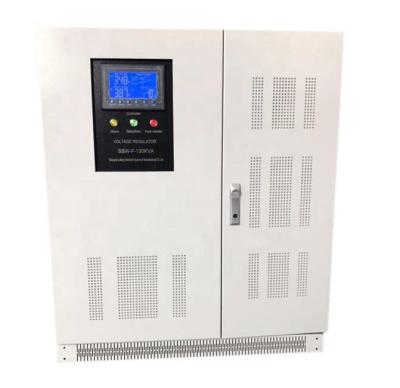 China SBW-130KVA Three Phase Industrial Voltage Regulator 380V ±20% Input 197.5A Output for sale